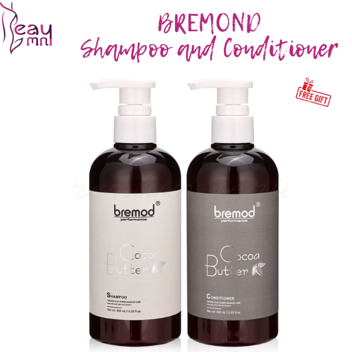 Bremod Hair Conditioner & Shampoo 400ml Washing Care Scalp Damage ...