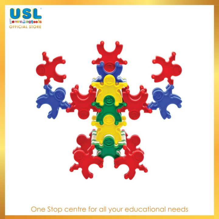 Pyramid People Block (+-120 pcs) - Manipulative & Early Learning ...