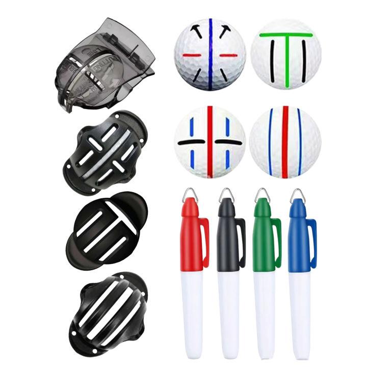 Golf Ball Alignment Pen Golf Ball Marker Precision Golf Ball Marker Kit ...