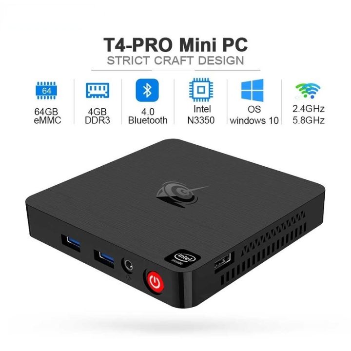 T4 PRO Mini Pc HTPC Para Trabalho De Escritório , Economia De Energia ...