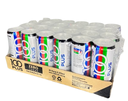 100 Plus Zero 325ml x 24 can drink in carton deal (wholesale price in Singapore) | Lazada Singapore