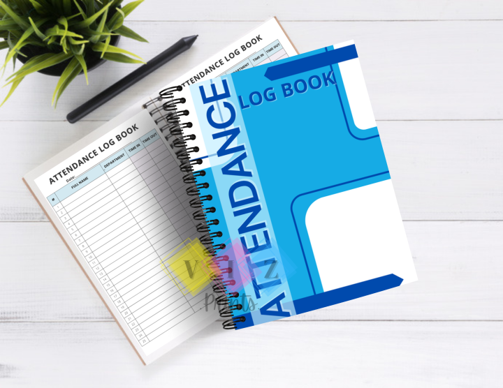 Attendance Notebook / Log Book / Journal / Tracker | Lazada PH