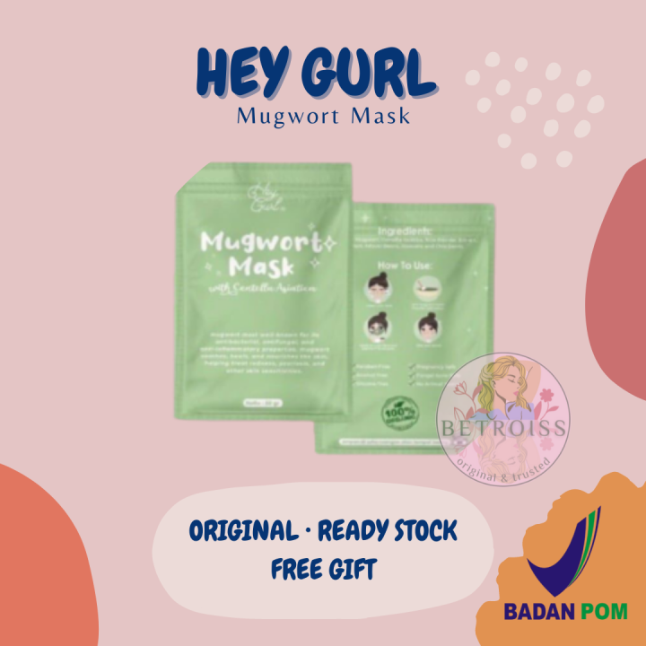 HEYGURL MUGWORT MASKER WAJAH ORGANIK 50GR | Lazada Indonesia