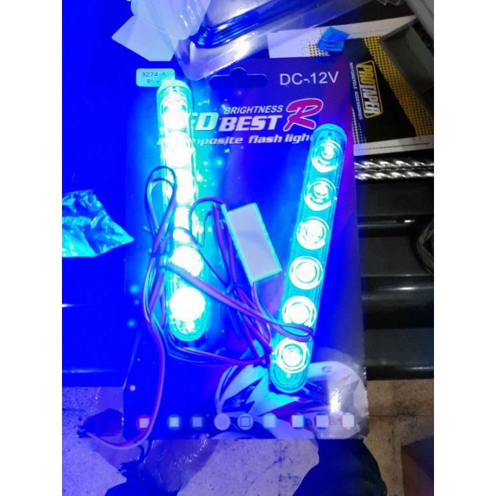Lampu blitz 6 mata LED motor mobil | Lazada Indonesia