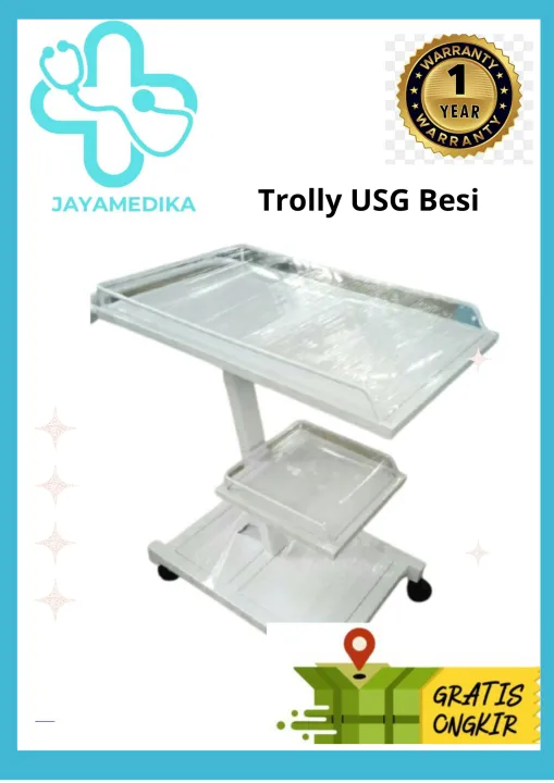 Trolly USG Medis Trolley USG Rumah Sakit Besi dan Stainless Berkualitas ...