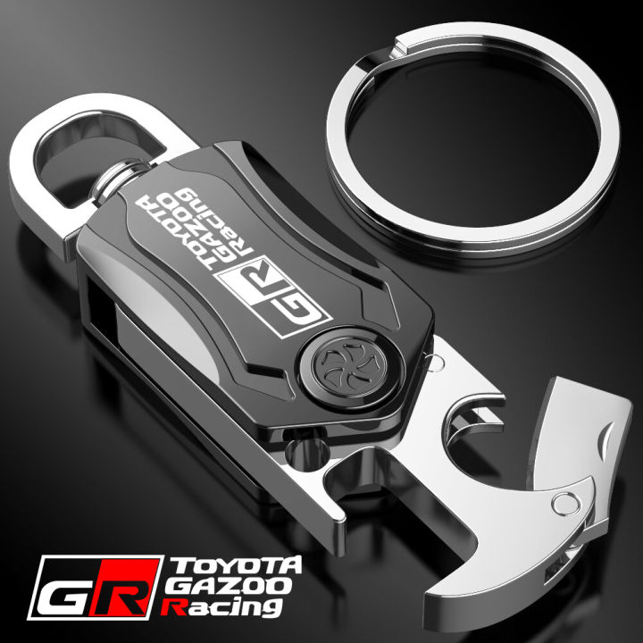 For TOYOTA GAZOO RACING Car keychains GR Keyholder | Lazada PH