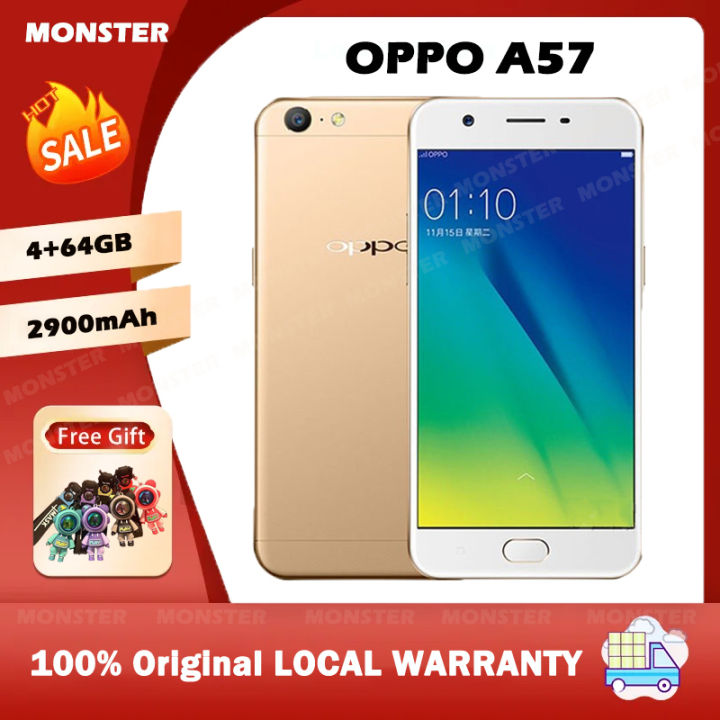 Oppo A57 Phone Original with Fingerprint Recognition 4G RAM + 64G ROM ...