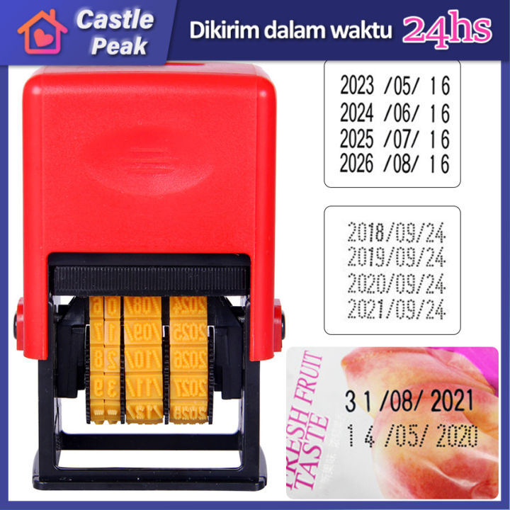 Stempel Expired Tanggal Produksi / Date Stamp / Self Inking | Lazada ...