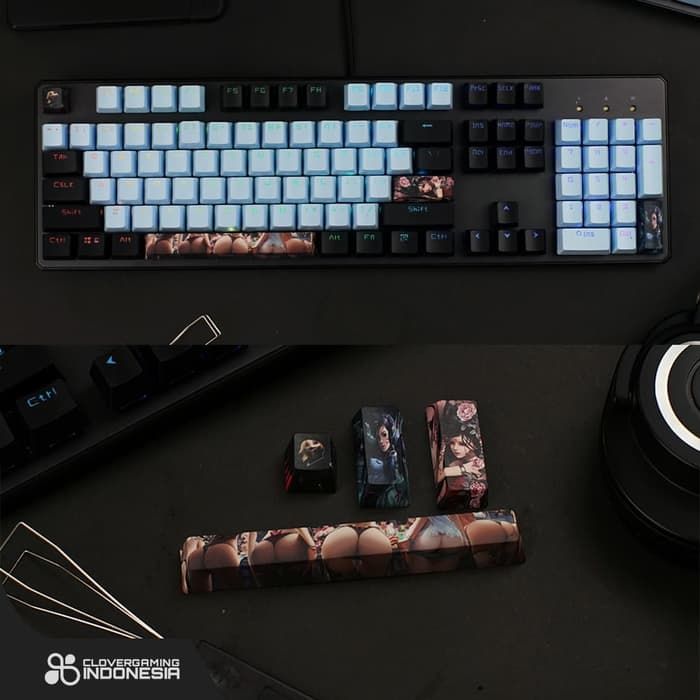 Keycaps CLV Overwatch Spacebar Set - PBT 4 Keycap Set Custom | Lazada ...
