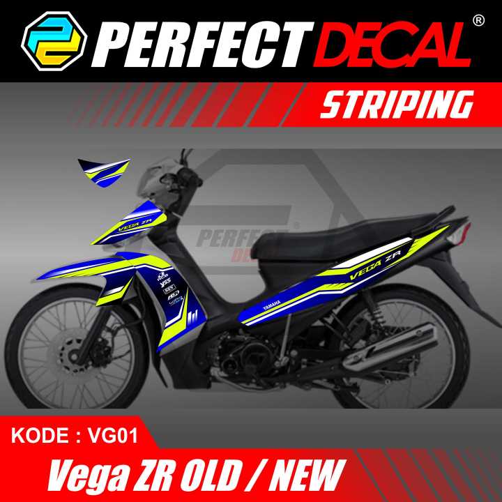 Stiker Striping Yamaha VEGA ZR 130cc Sticker List Variasi VEGA ZR 2009 ...