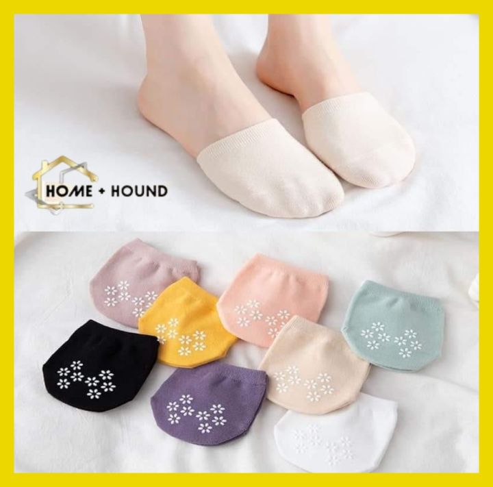 Home+Hound Women Half Foot Toe Cover Socks Spring Summer Invisible Non slip High Heels | Lazada PH