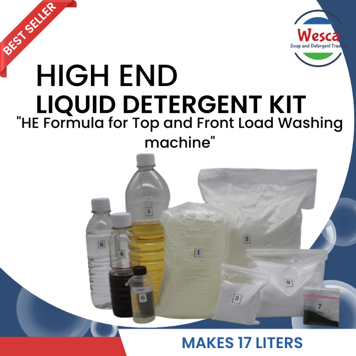 16-17Liters Yield HIGH EFFICIENCY (HE) Liquid Detergent Kit | Lazada PH