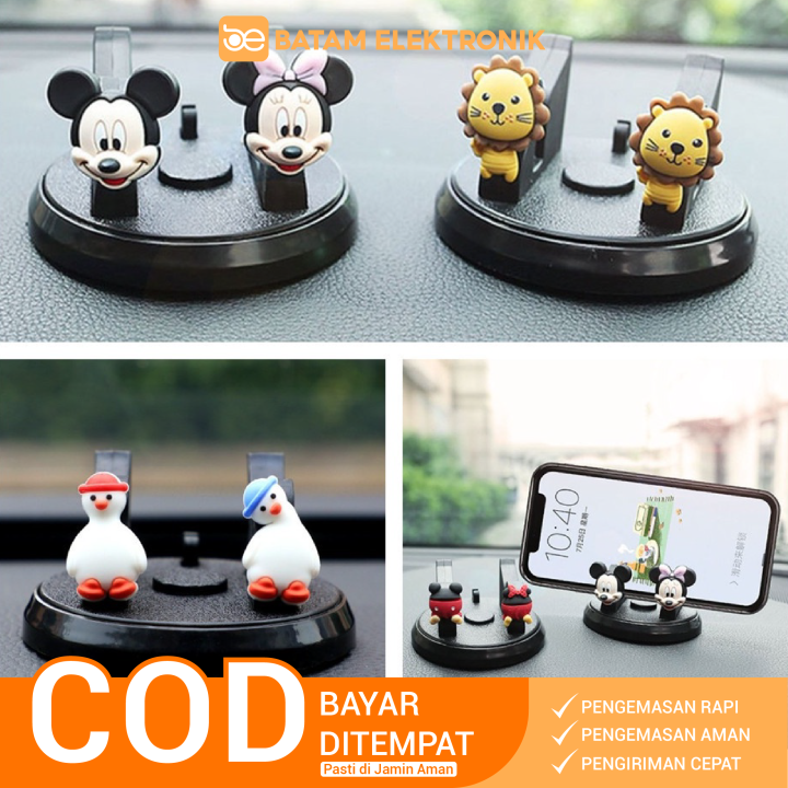 Holder HP Mobil Universal 360 Derajat Dudukan HP Dashboard Mobil Aneka Karakter HM015 - BE ...