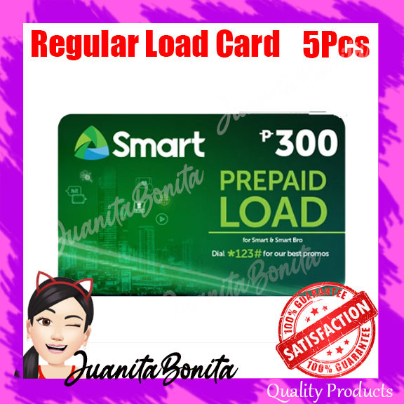 Smart Prepaid Card Load 300 5Pcs | Lazada PH