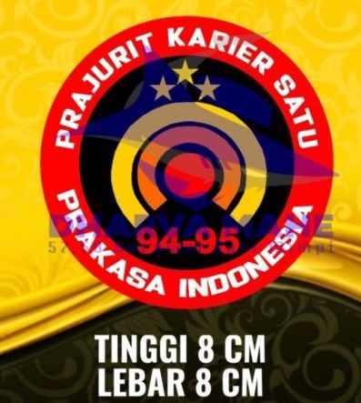Stiker PRAKASA, ASABELS, STIKER PRAJURIT KARIR SATU, STIKER SEPOLWAN 18 ...