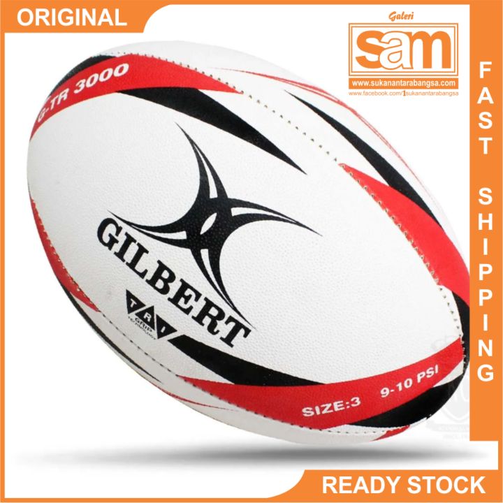 Gilbert GTR3000 Rugby Ball MSSM BOLA RAGBI TRAINING SPEC | Lazada