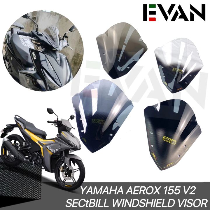 Evan.com Sectbill Windshield Visor for Yamaha Aerox 155 V2 | Lazada PH