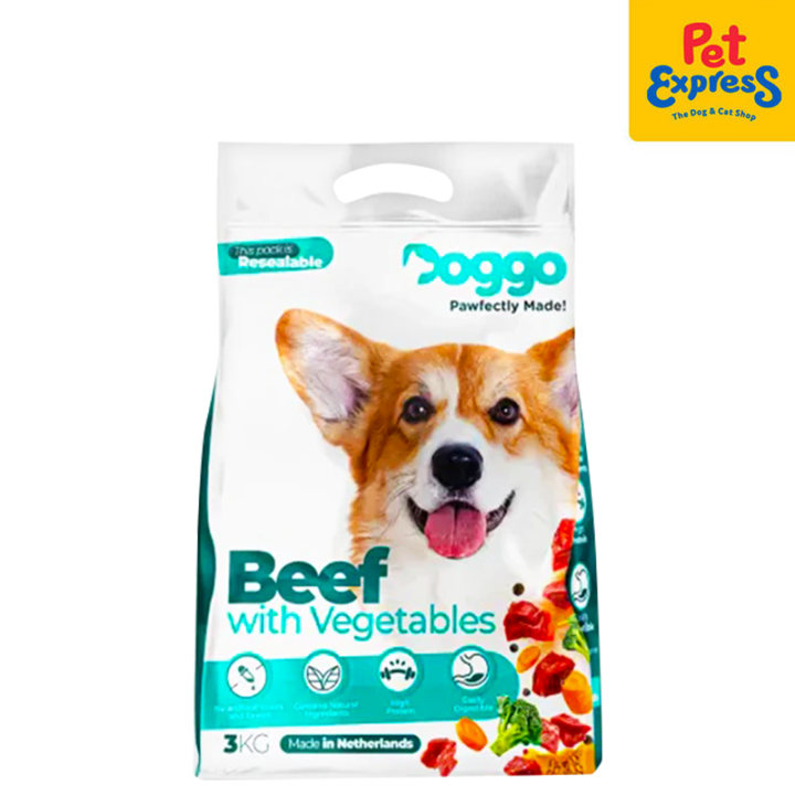 Doggo Beef with Vegetables Dry Dog Food 3kg | Lazada PH
