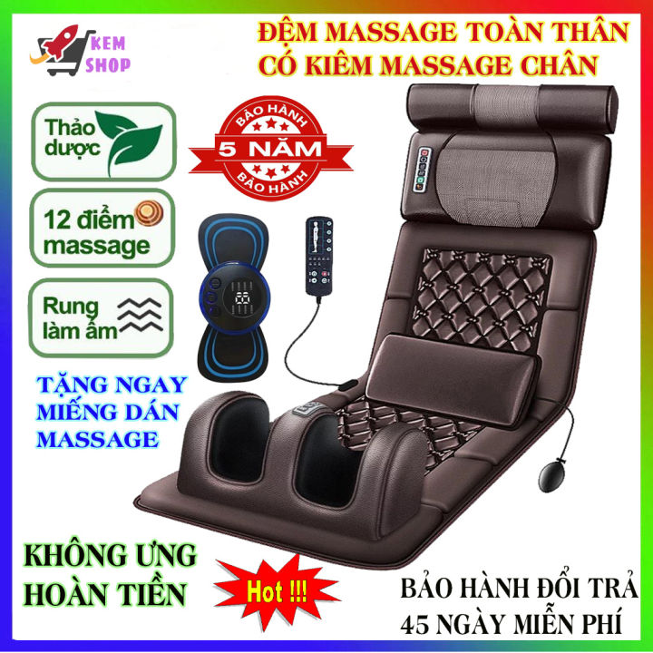 Đệm massage toàn thân đa năng, Ghế Mát Xa Đa Năng Toàn Thân giảm stress ...