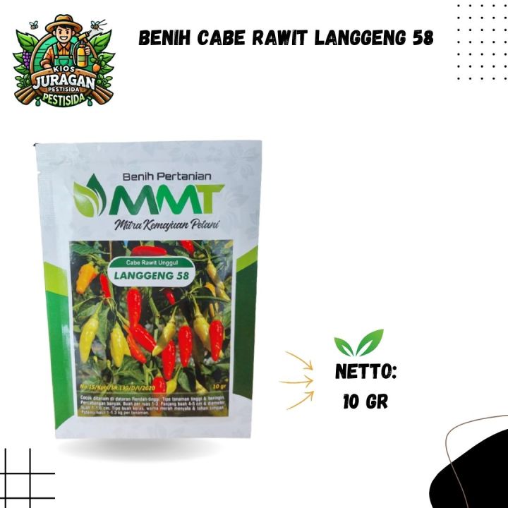 BENIH CABE RAWIT LANGGENG 58 10GRAM MMT | Lazada Indonesia