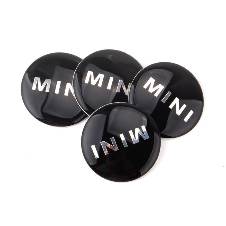 🚗🚕🚙NEW New 4x 52mm Mini Logo car Wheel Center Hub Cap Emblem Badge ...