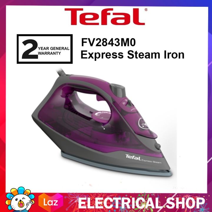 Tefal Express Steam Iron FV2843 Faster and Easier ( 210 g steam boost ...