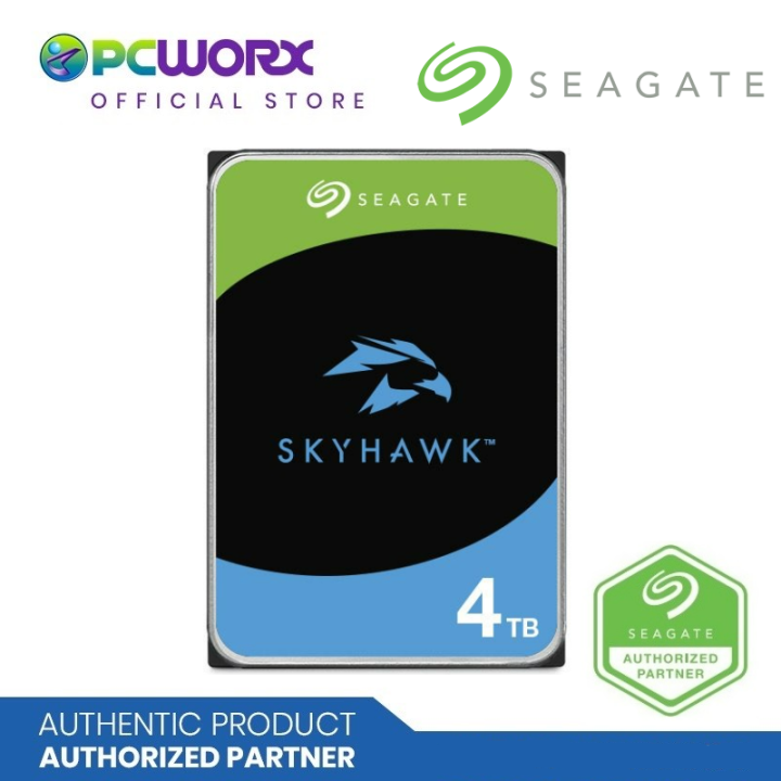 Seagate 4TB ST4000VX016 SkyHawk 5400RPM 3.5 Hard Disk Drive | CCTV HDD ...