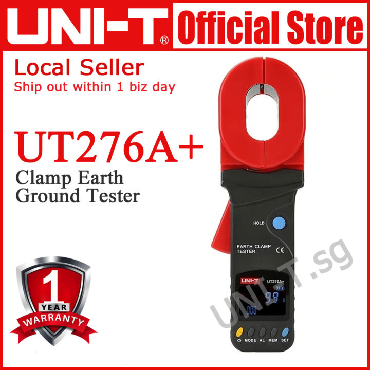 Uni T Ut276a Ut278a Clamp Earth Ground Tester Lazada Singapore