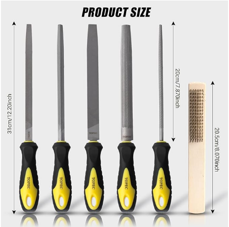 8-inch Steel file Woodworking Rasp Files Polished File Tool (per pcs ...