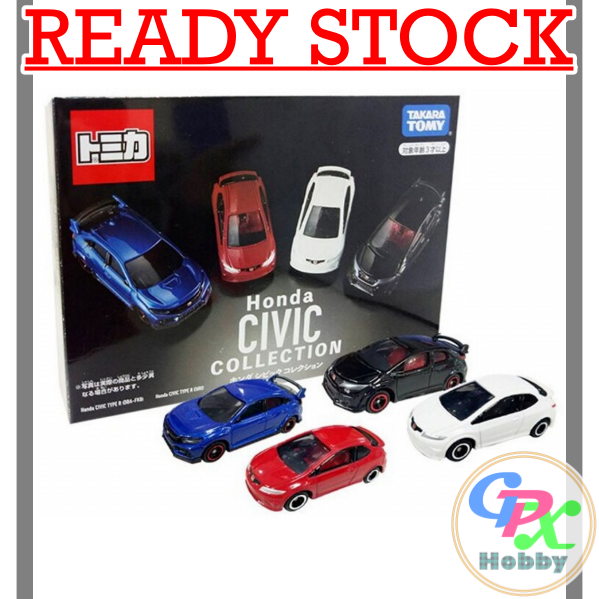 TOMICA HONDA CIVIC TYPE R COLLECTION (SET FOR 4 CARS) TAKARA TOMY | Lazada