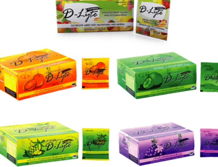 D-Lyte เครื่องดื่มเกลือแร่ ชนิดผง สำหรับ นักกีฬา ผู้ที่ออกกำลังกาย ...