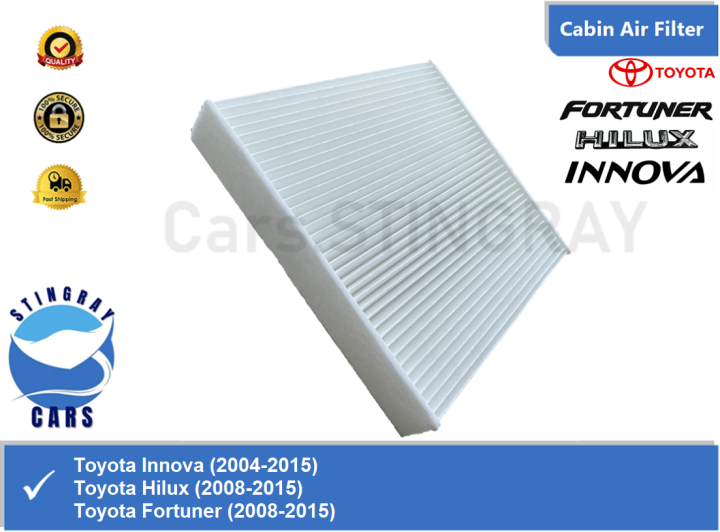 Cabin Air Filter for Toyota Innova (2004-2015), Toyota Fortuner (2008 ...