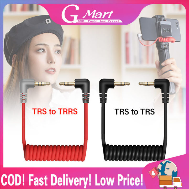 3.5mm TRS To TRRS 3.5 Mobile Phone Recording Live Broadcast Cable ...