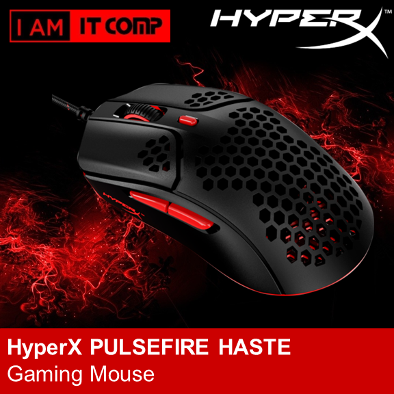 HyperX Pulsefire Haste RGB Wired Gaming Mouse with Honeycomb Shell up ...