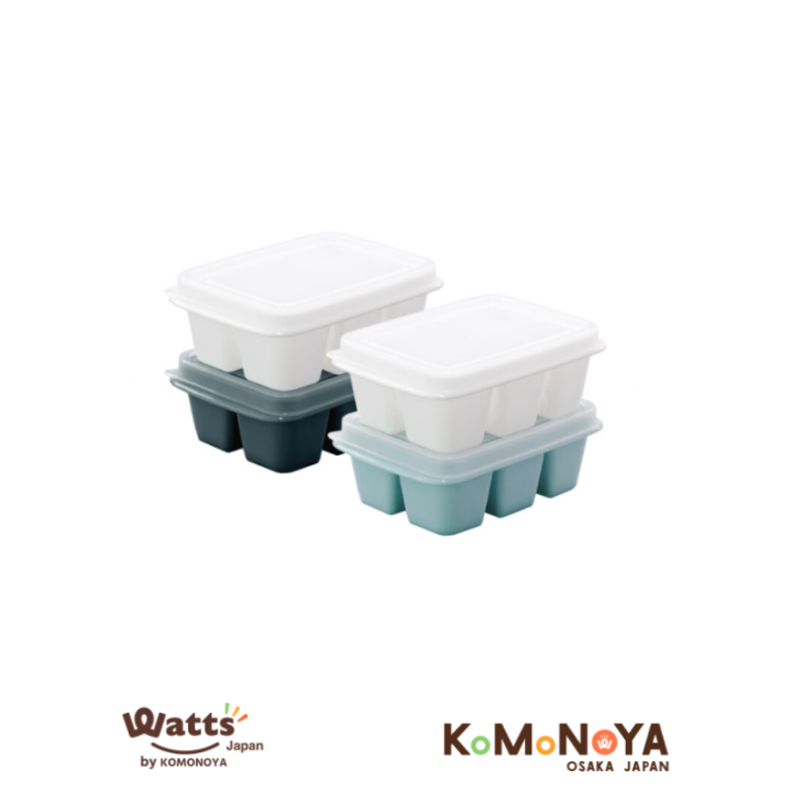 Komonoya ถาดน้ำแข็ง 6 ช่องพร้อมฝาปิดP2 | Lazada.co.th