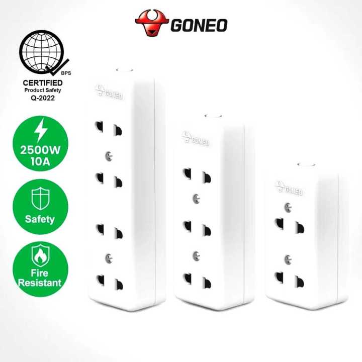 Bull Wallmount Surface type 4 Gang Rewireable Wall Power Strip Socket ...