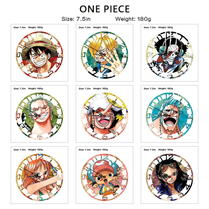 Creative Platform Luffy Dragon, One Piece Wall Modern Simple Clock ...