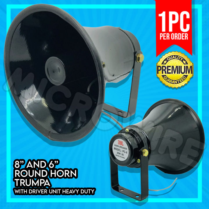 MW 8 & 6 Inches Round Horn Trumpa Driver Unit Heavy Duty | Lazada PH