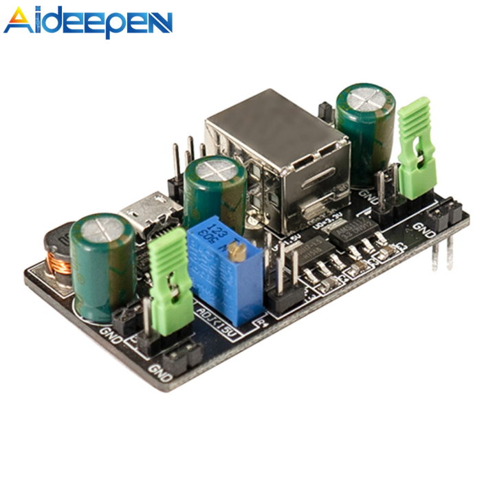 5V/3.3V Power Supply Board Module Two Channels Power Supply Breadboard ...