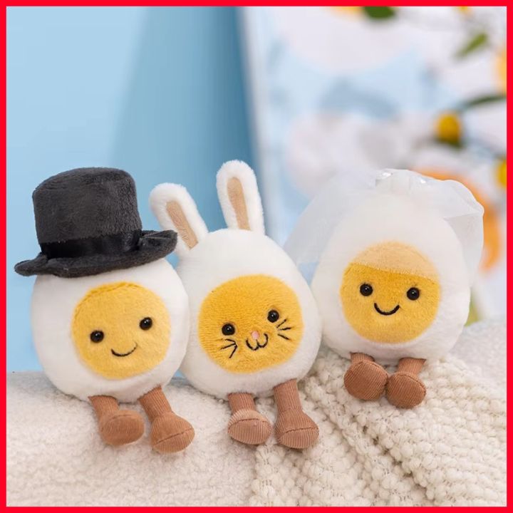 【Plush toy】 Adorable Jellycat Cute Doctor Egg Plush Toy Poached Egg ...