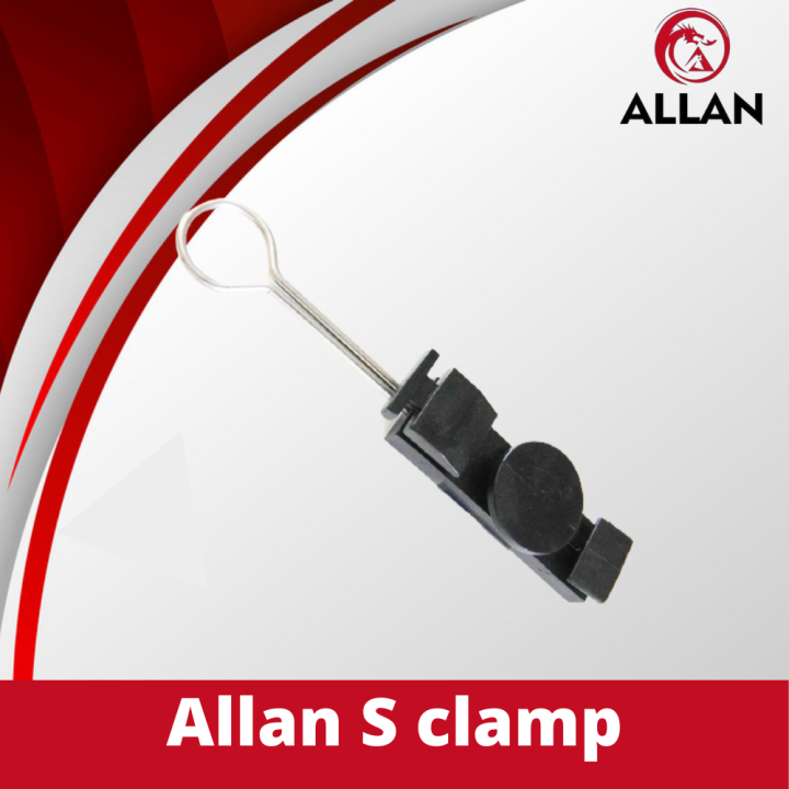 Allan FTTH Tools S Type Fiberfixing Parts Clamp for Drop Cable Fiber ...