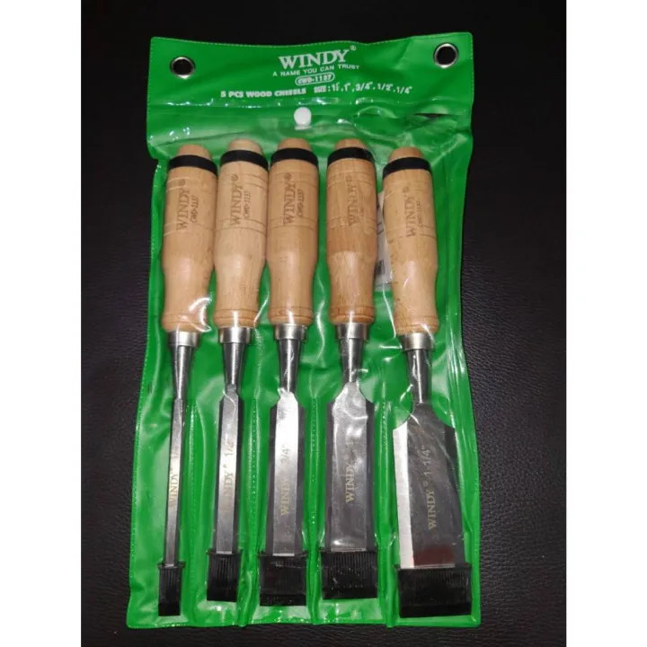 สิ่ว สิ่วงานไม้ สิ่วช่างไม้ ชุดสิ่ว สิ่วงานช่างไม้ WINDY 5 ตัว | Lazada.co.th