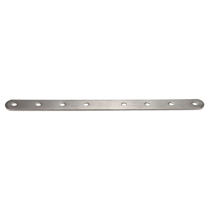 Metal 8 Holes Flat Straight Design Corner Brace Angle Bracket 250mm 1404