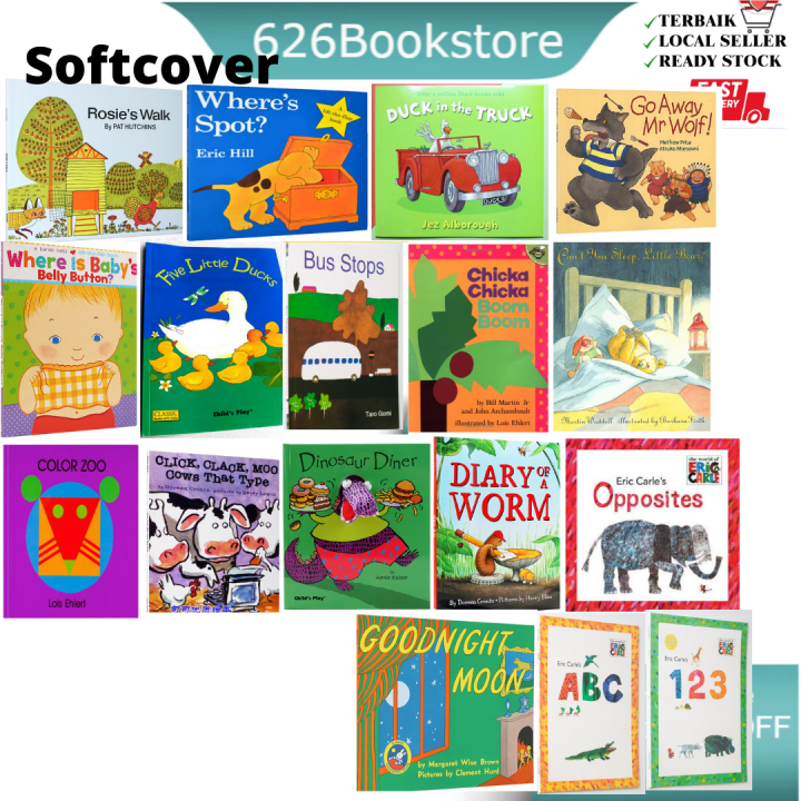 [626Book] Softcover A4 size Storybook Rosie walk/ Color Zoo/ Chicka ...