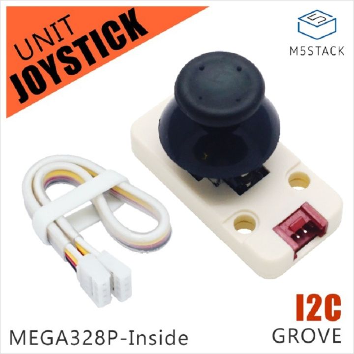 M5stack Official Joystick Unit Mega328p I2c/grove Connector Compatible X/y Axis Button For Esp32 ...