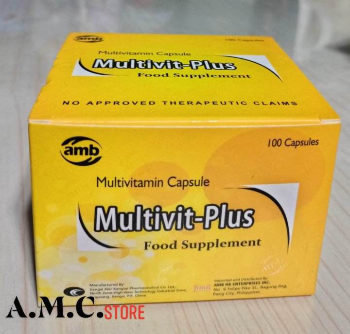 Multivit-Plus 100 Capsules Multivitamins Food Supplement | Lazada PH