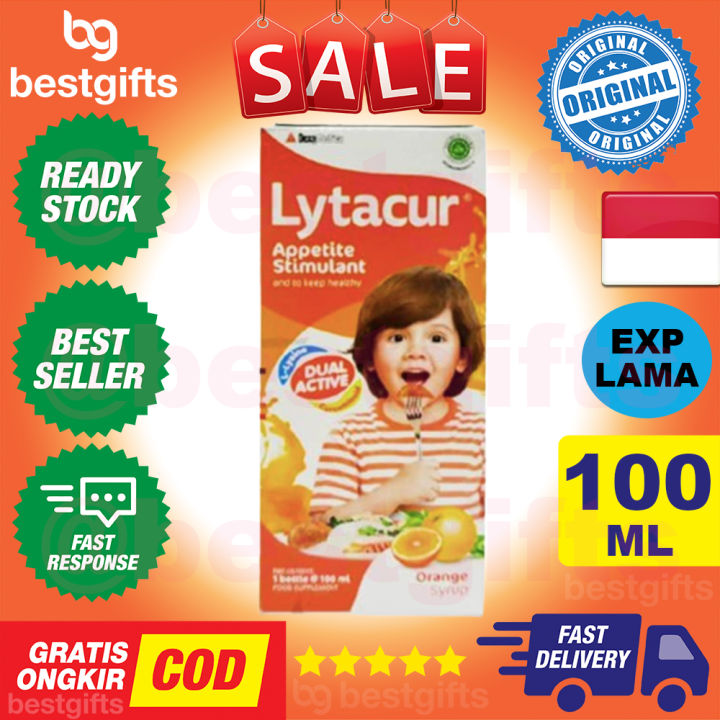 LYTACUR SYRUP DUAL ACTIVE ORANGE SIRUP JERUK MULTIVITAMIN MENINGKATKAN ...