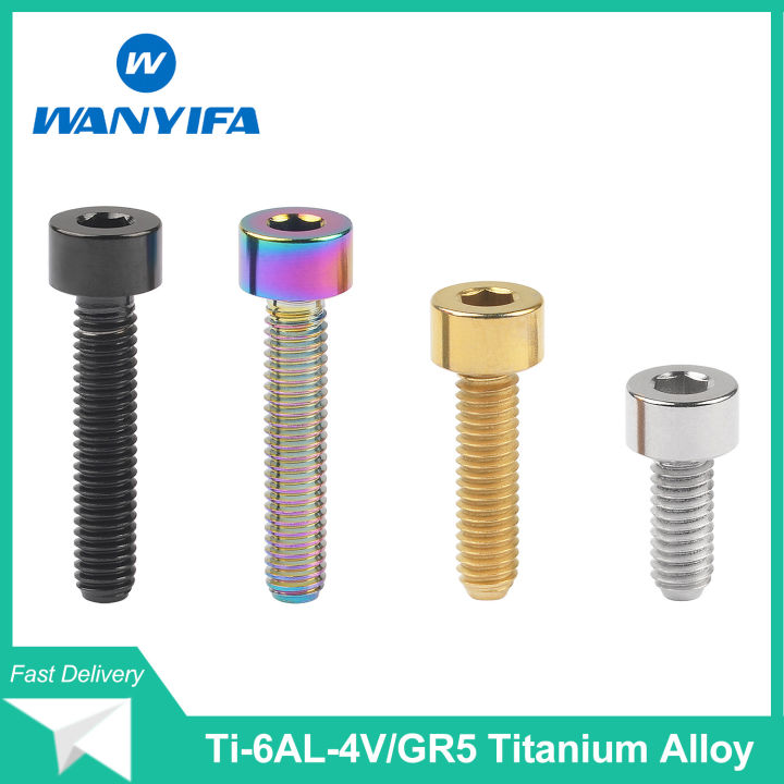 Wanyifa M4 Titanium Bolt Inner Hexagon Stigma Head DIN912 Cap Screw for ...