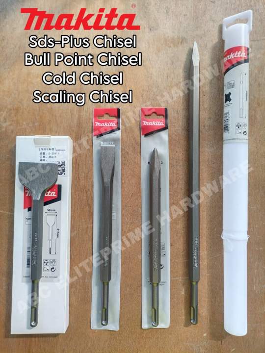 Makita SDS Plus Chisels for Rotary/Combination Hammers (Bull Point or ...