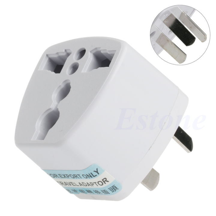 UK US EU Universal to AU Australia Plug AC Power Adapter Travel ...